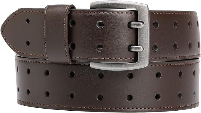 Big & Tall Belt for Mens 56"-80" Genuine Leather Belt Reinforced Strap ...