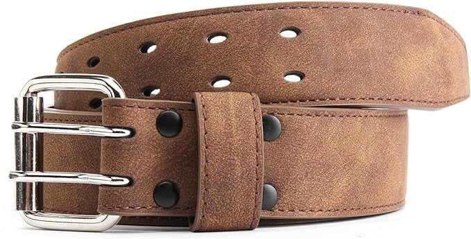 Big & Tall Belt for Mens 56"-80" Genuine Leather Belt Reinforced Strap ...