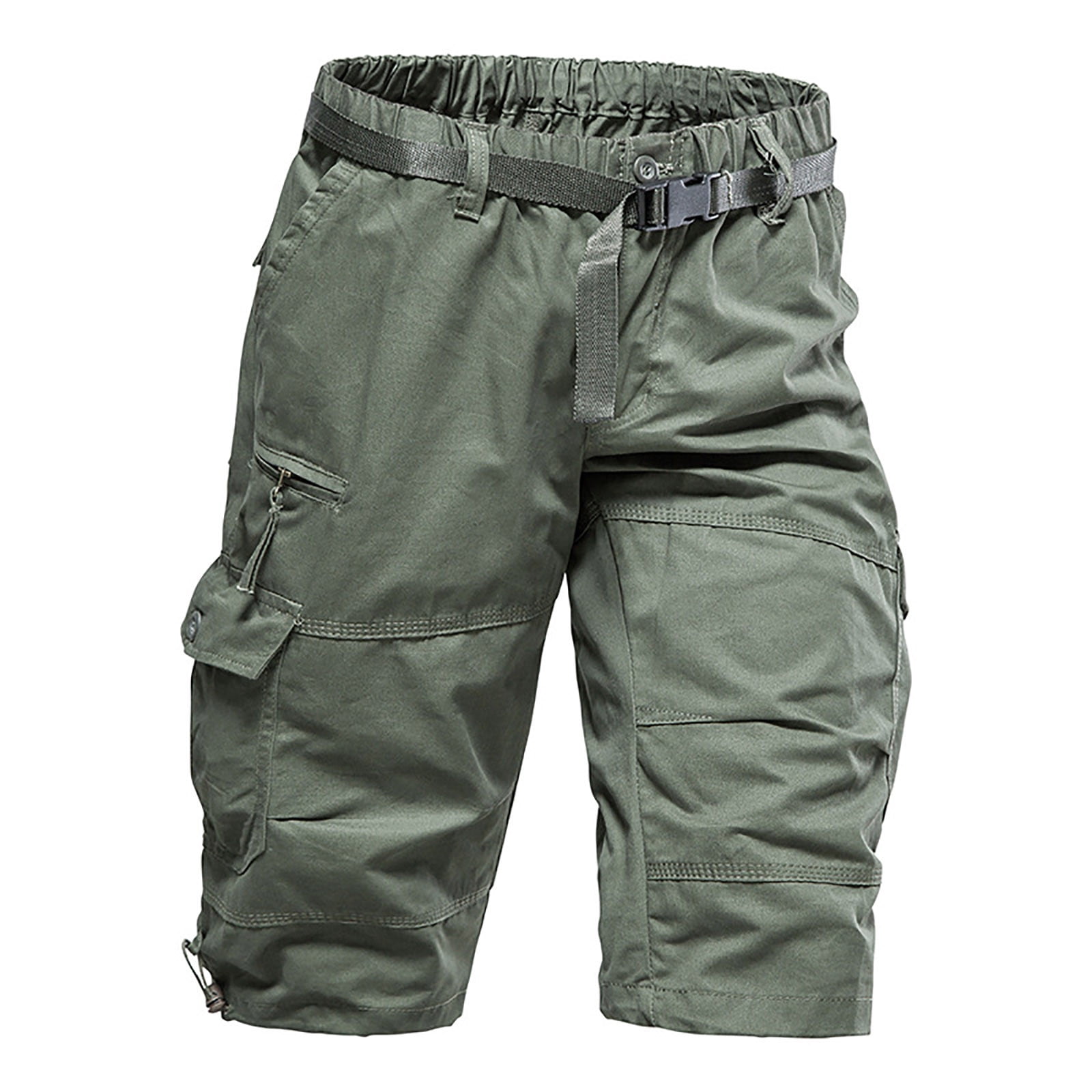 Big & Tall Capris Cargo Pants for Men Cotton M-5X Plus Size Baggy ...