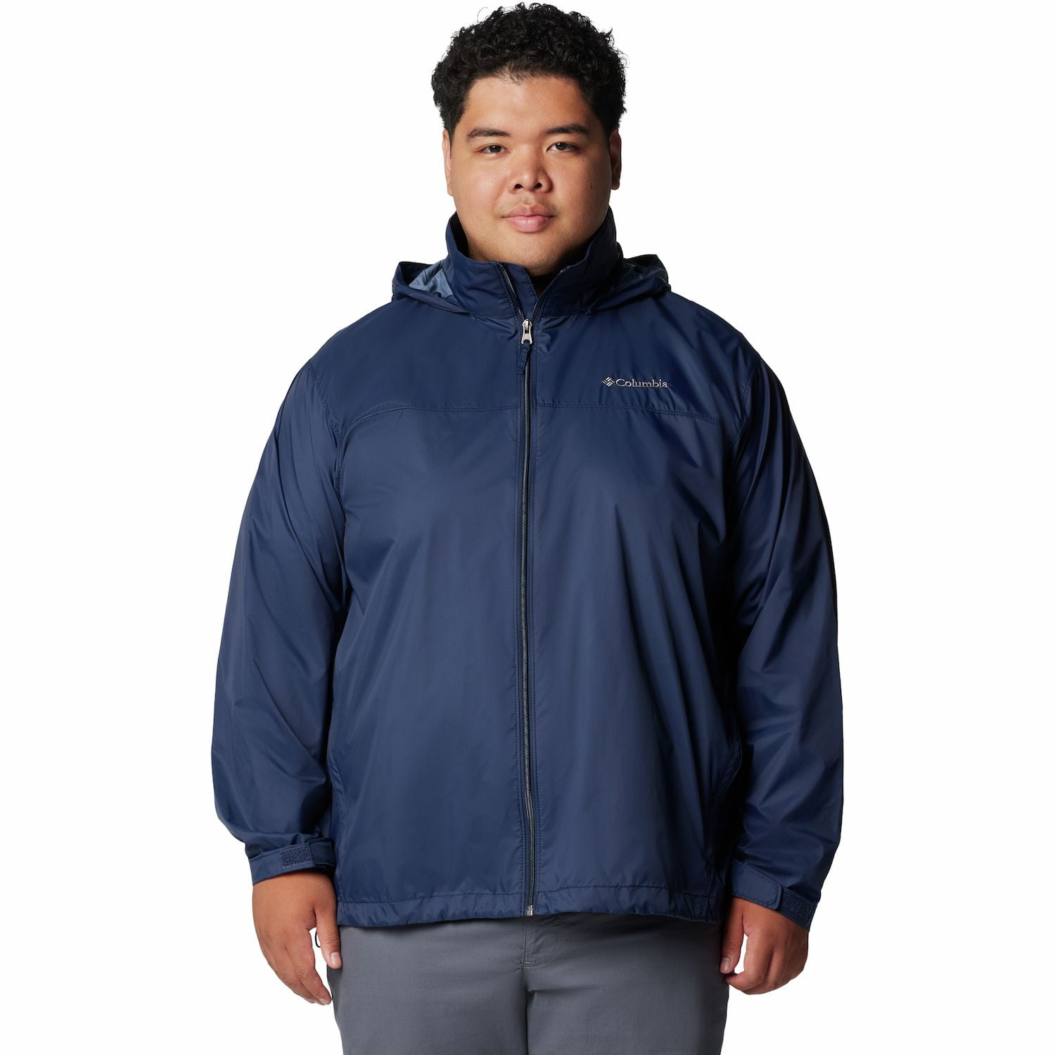 Big & Tall Columbia Glennaker LakeII Rain Jacket Color: Collegiate Navy ...