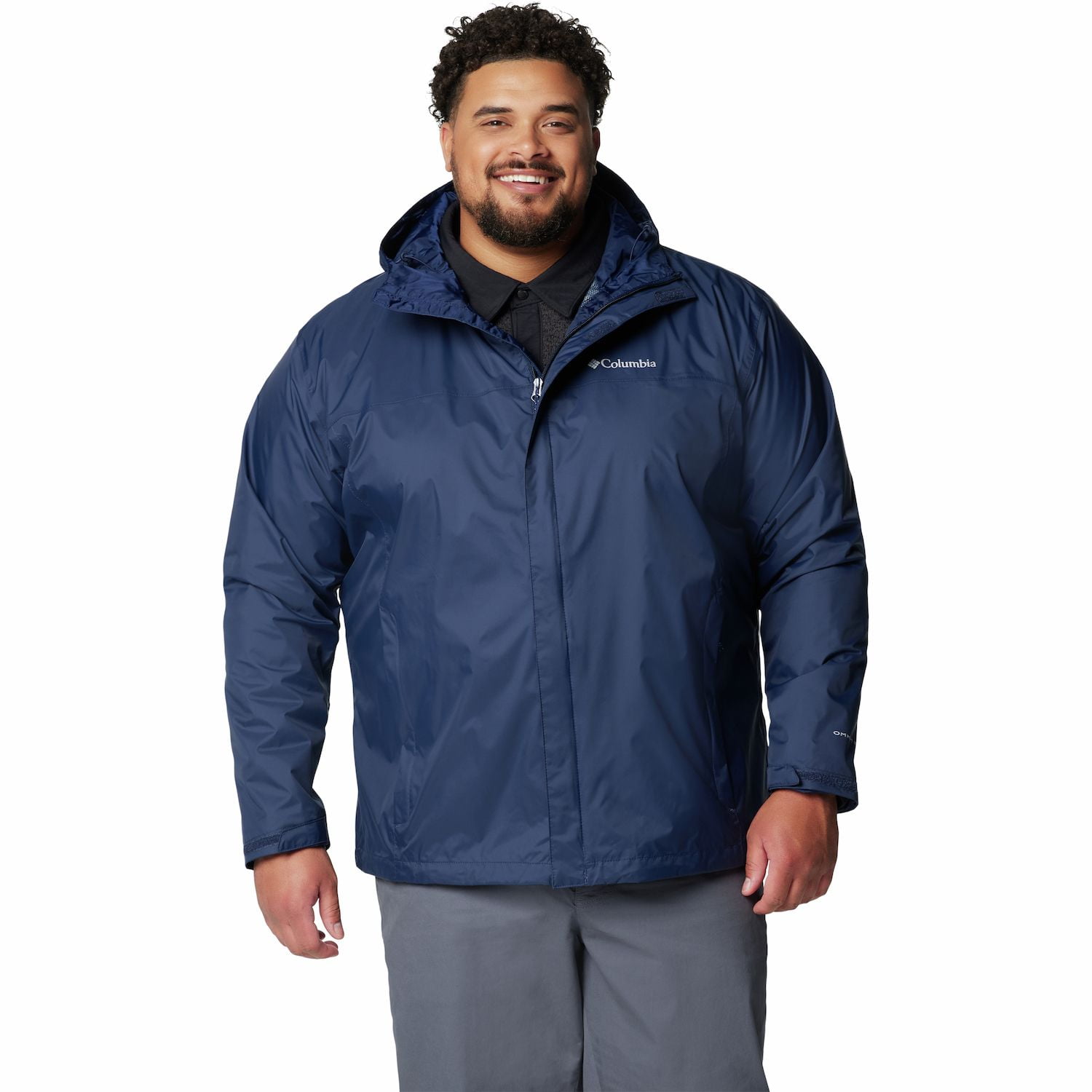 Big & Tall Columbia Watertight II Omni-Tech Hooded Packable Jacket ...