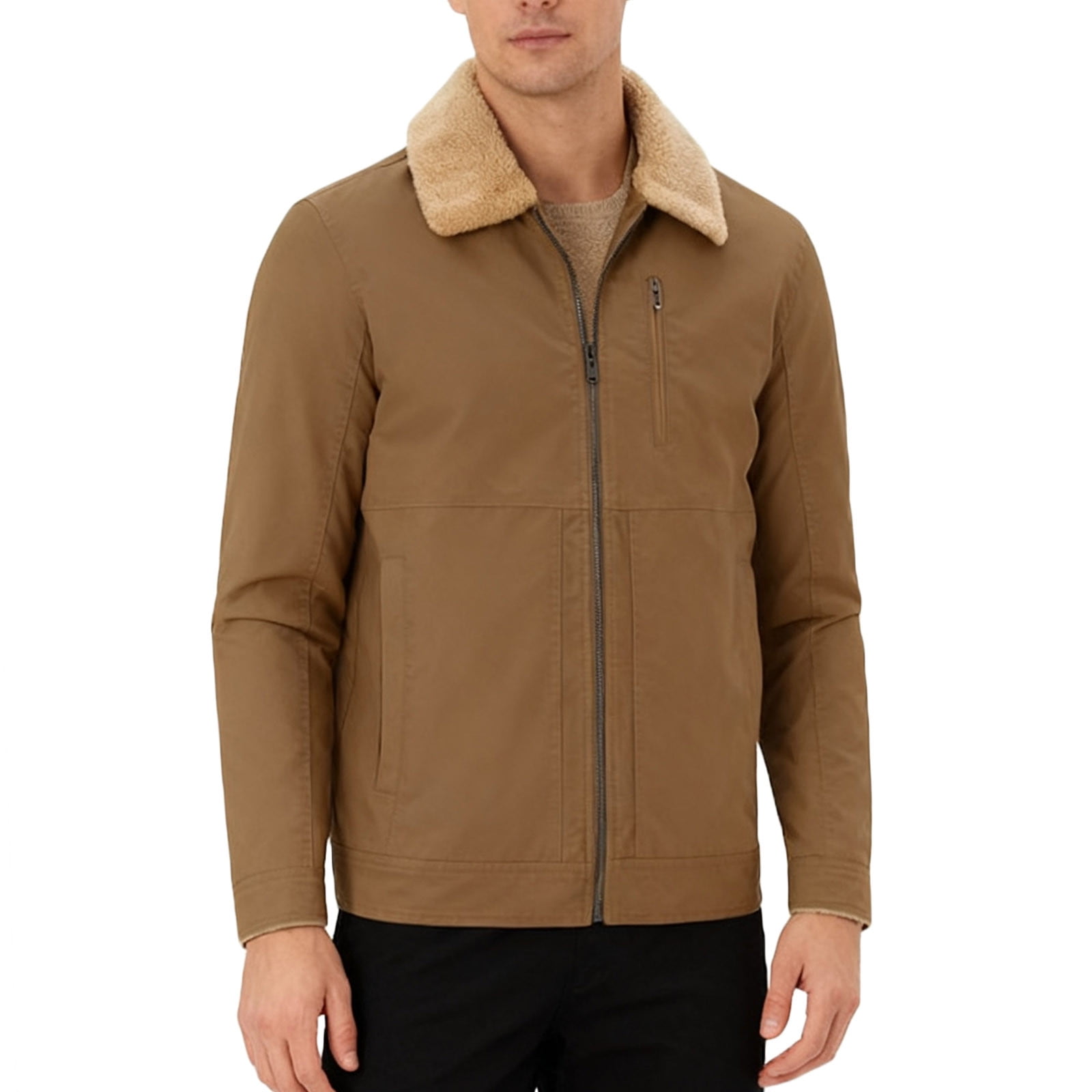 Big & Tall Corduroy-Jackets for Men with Zipper Pockets Plus Size S-5X ...
