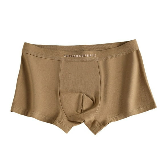 Big & Tall Cotton Boxer Briefs for Men - 4XL, Green, Breathable Soft ...