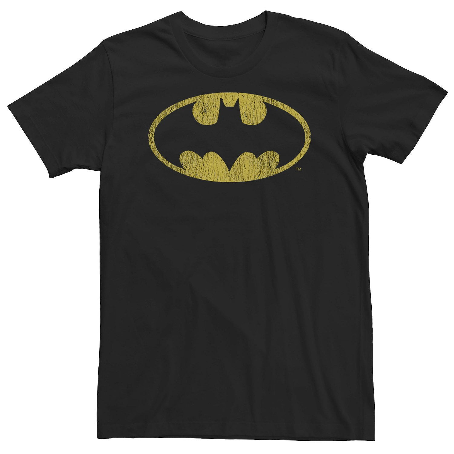 Big & Tall DC Comics Batman Distressed Classic Logo Tee - Walmart.com