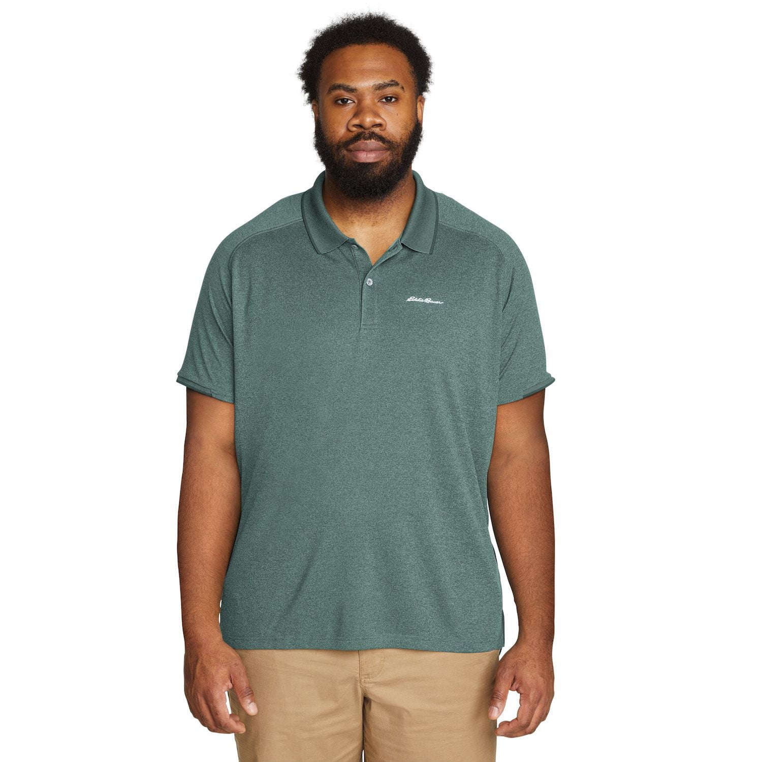 Big & Tall Eddie Bauer Resolution Pro 2.0 Polo Shirt Color: Dusty Loden ...