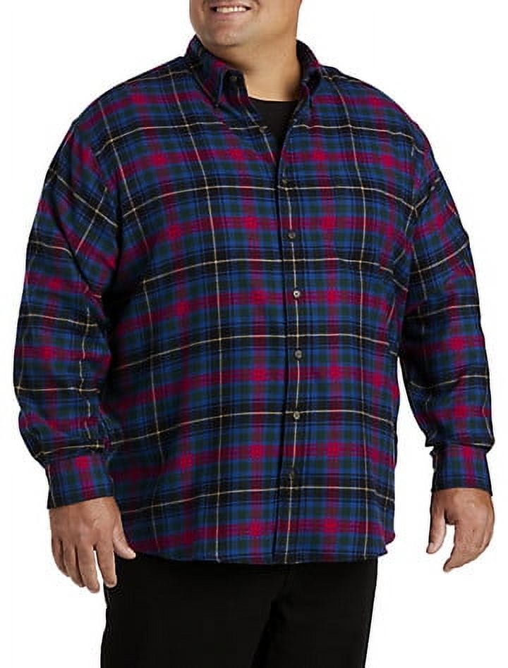 Big + Tall Essentials by DXL Men's Big and Tall Plaid Flannel Sport ...