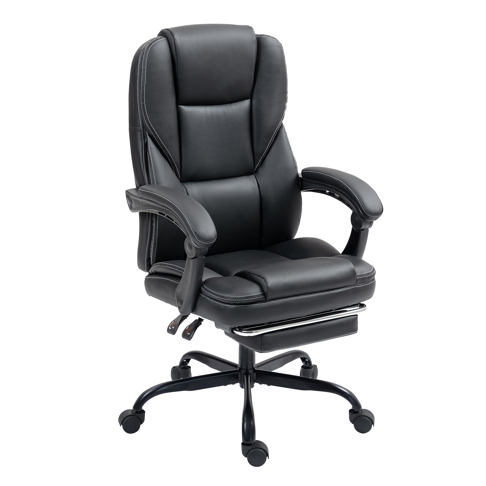 Big and Tall Executive Office Chair with Footrest, Ergonomic Computer ...