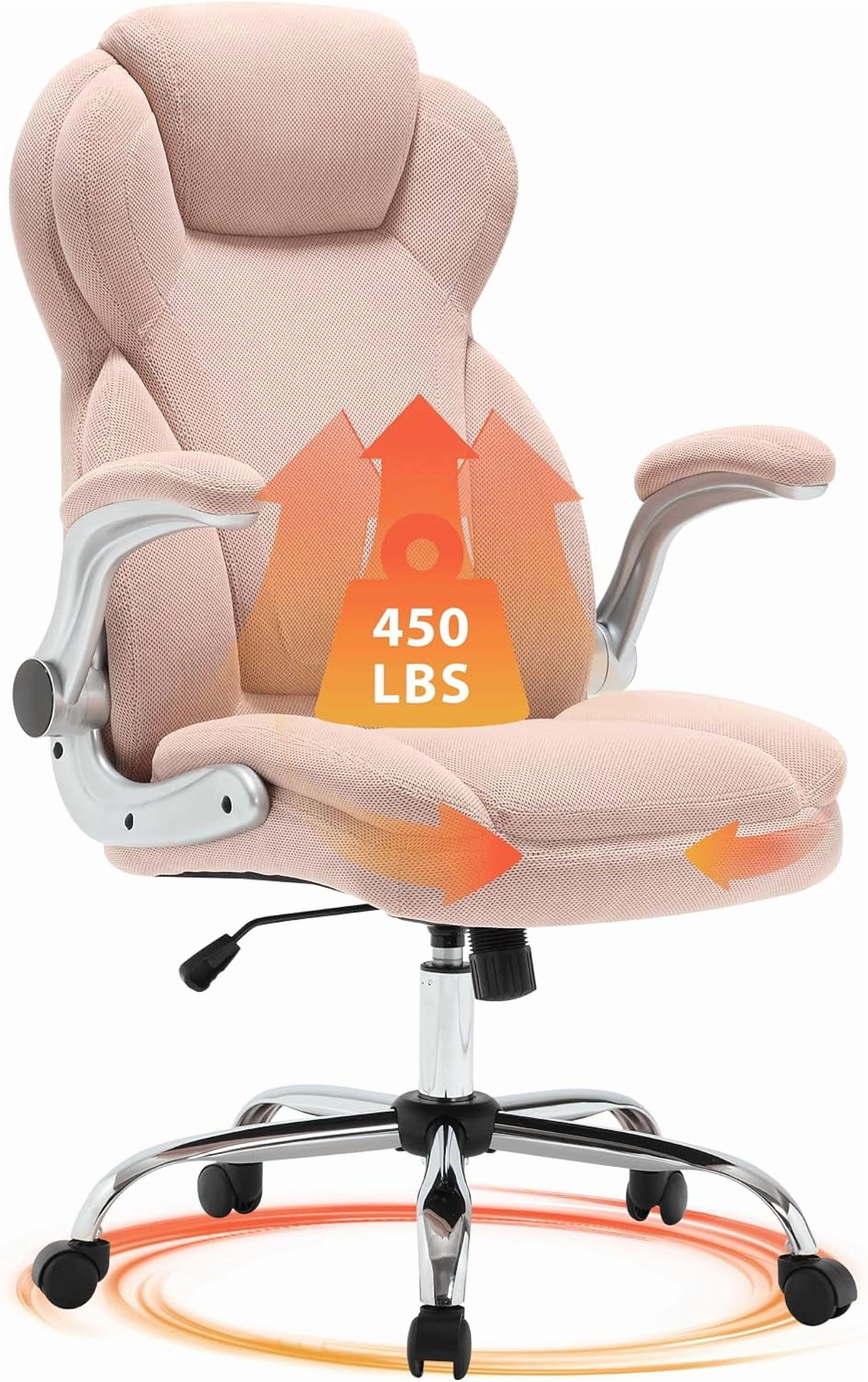 Big and Tall Executive Office Chair, Heavy Duty Desk Chair with 23 ...