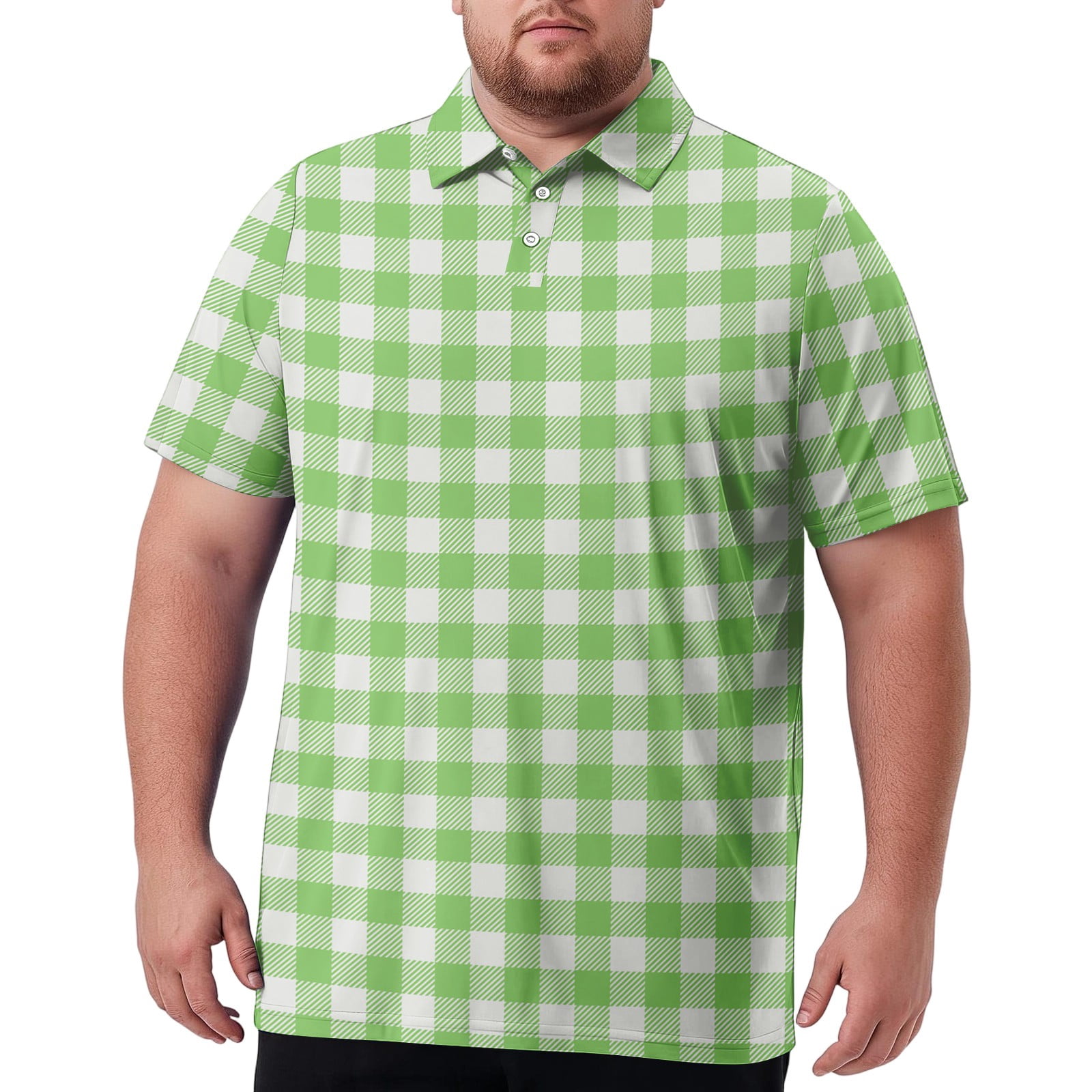 Big and Tall Golf Shirts for Men Breathable Performance Men's Polo ...
