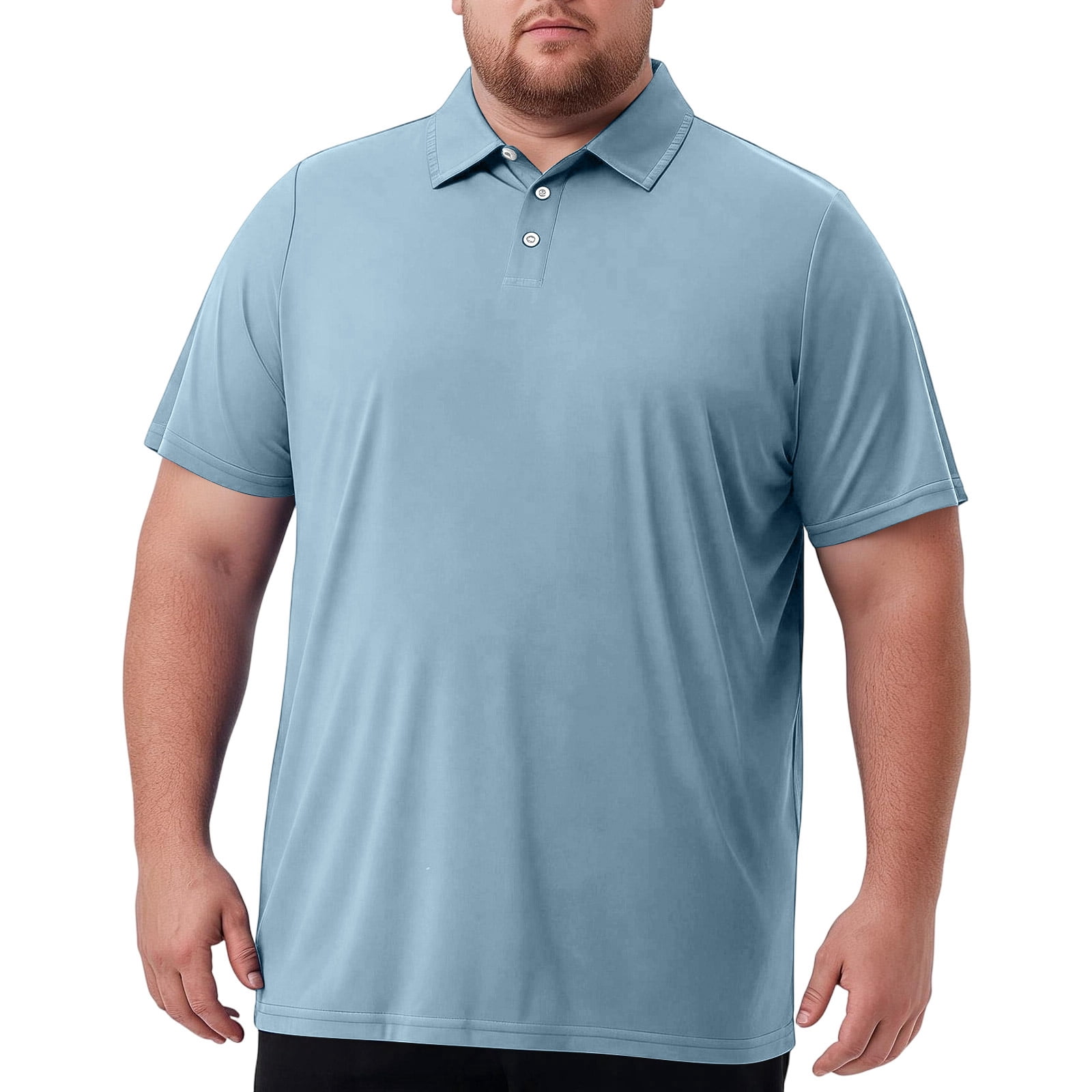 Big and Tall Golf Shirts for Men Moisture Wicking Polos for Men ...