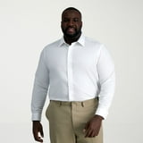 Big & Tall Haggar® Smart Wash® Classic Fit Solid Dress Shirt Color ...