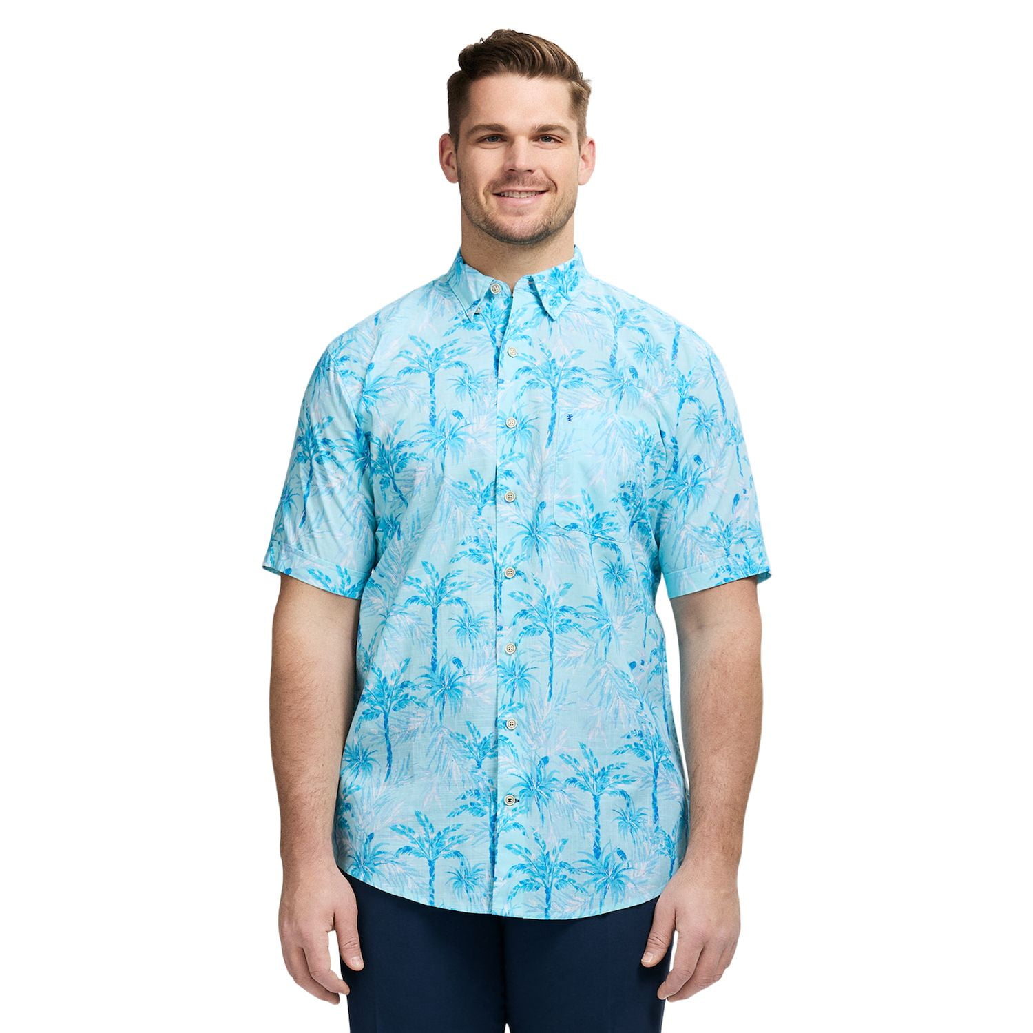Big & Tall IZOD Dockside Short Sleeve Chambray Color: Atomizer Size ...