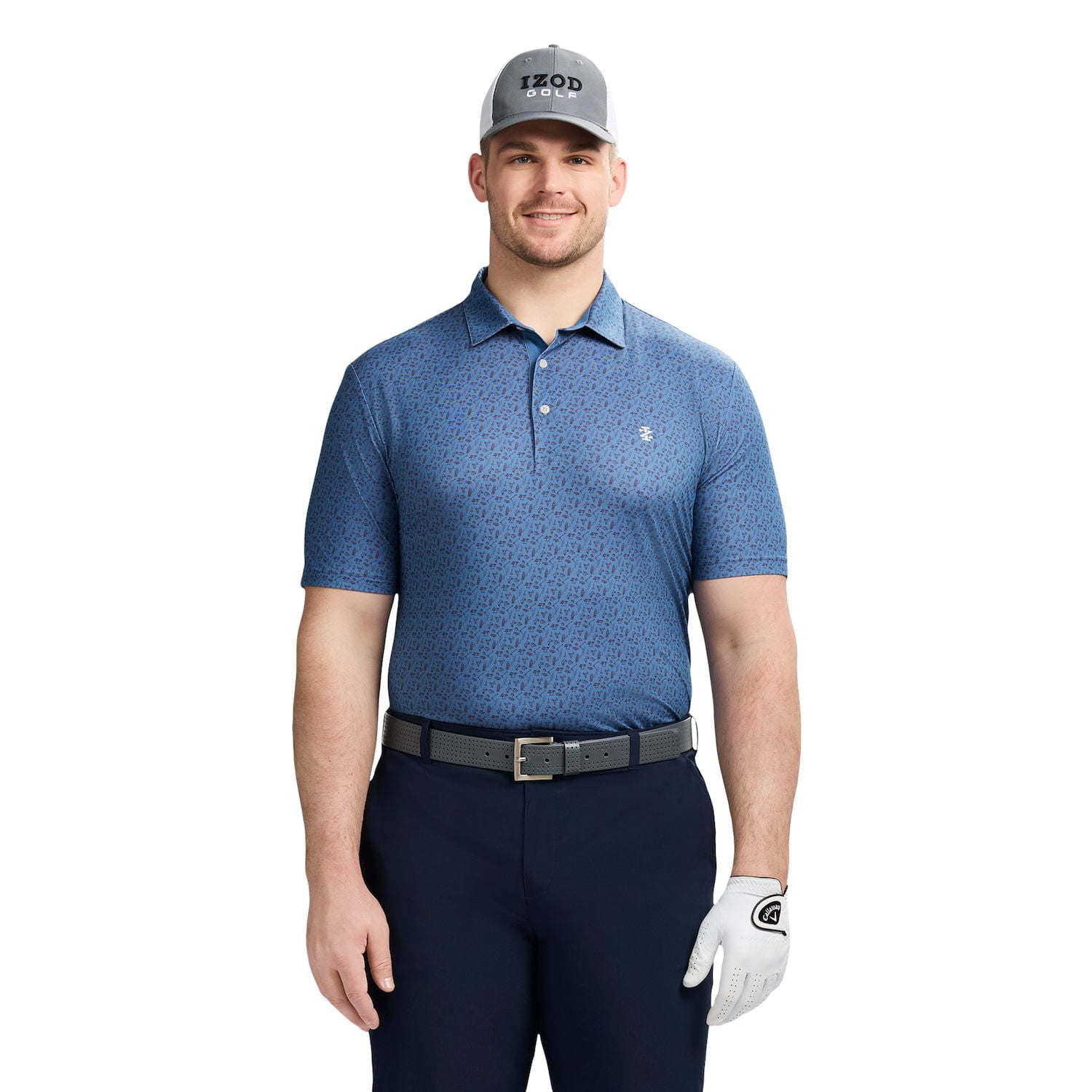 Big & Tall IZOD Swingflex Elite Golf Short Sleeve Polo Shirt Color ...