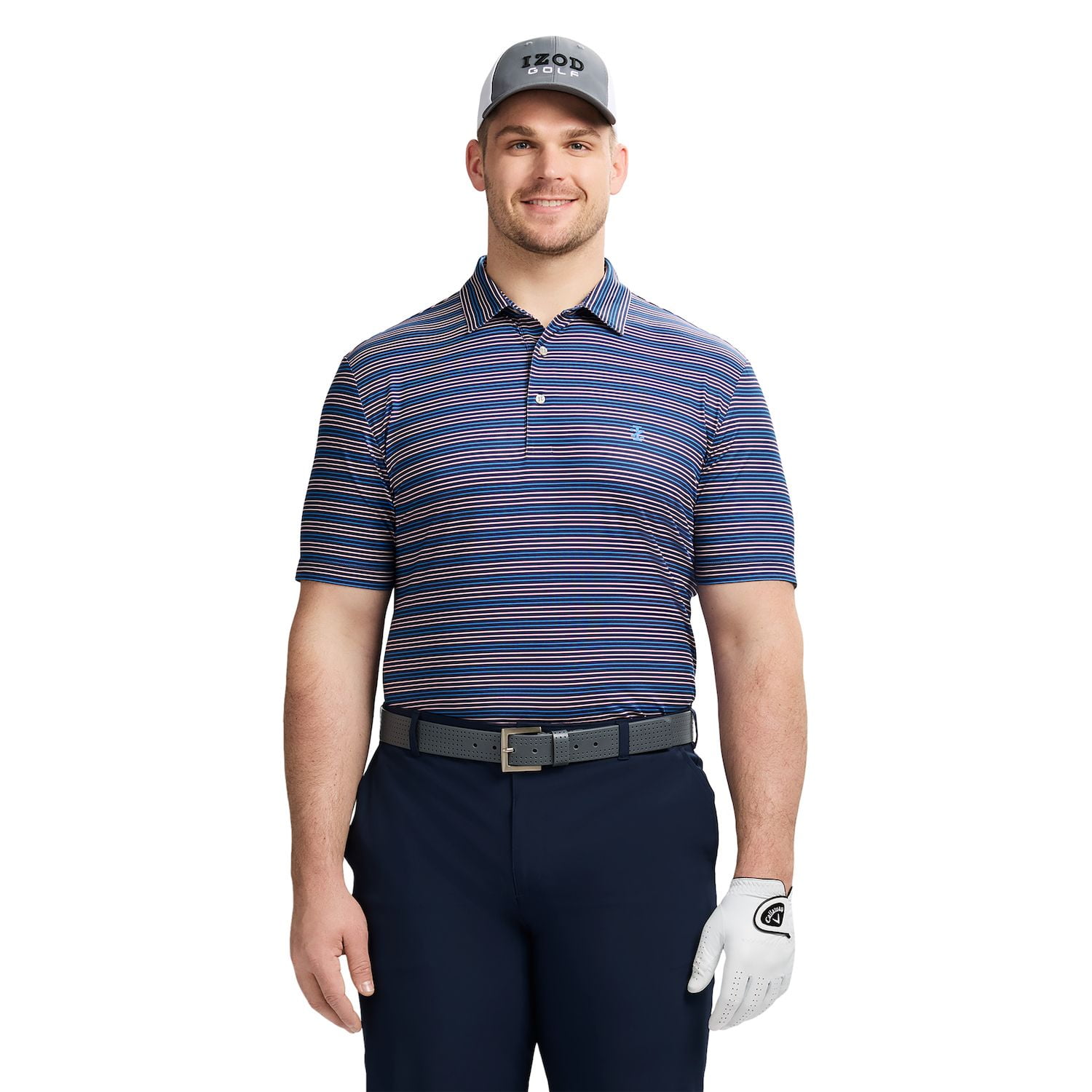 Big & Tall IZOD Swingflex Elite Golf Short Sleeve Polo Shirt Color ...