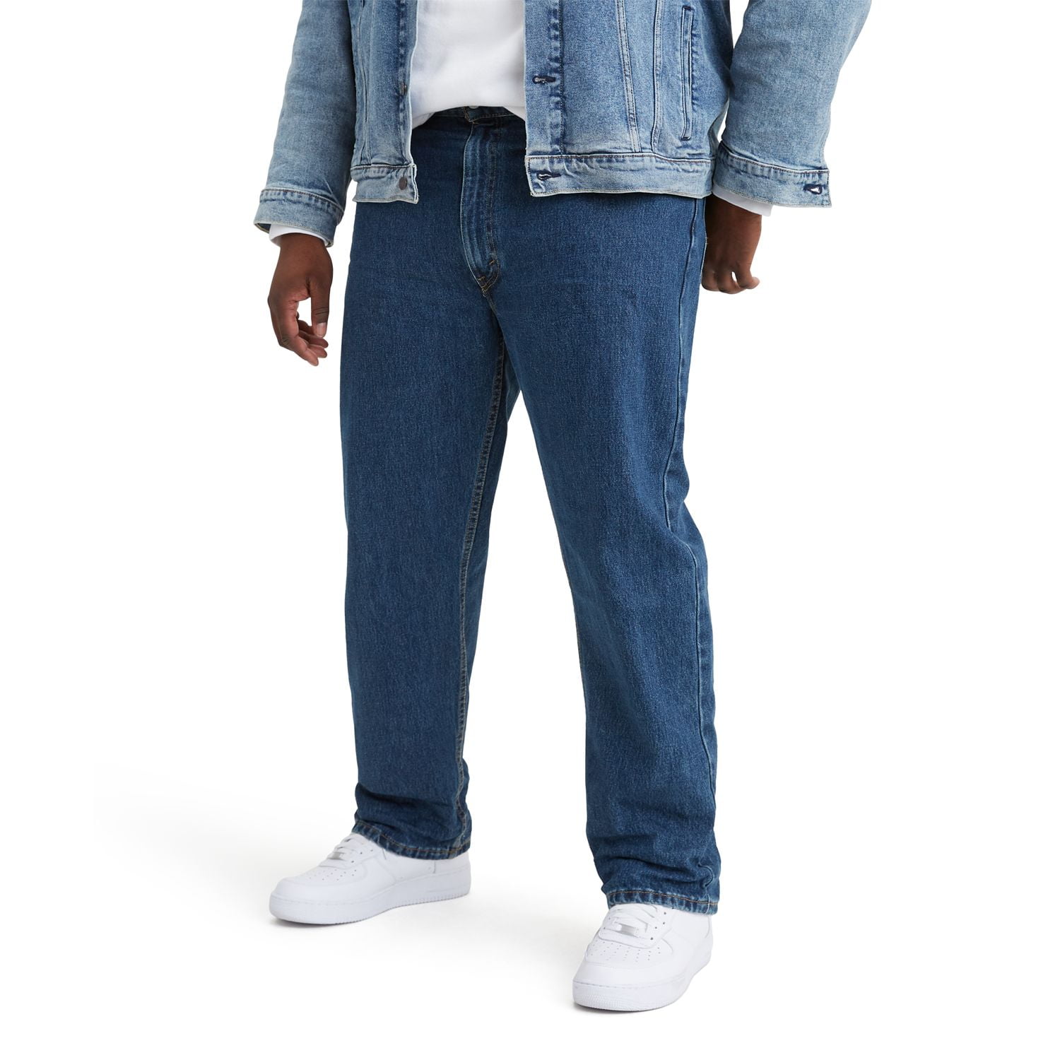 levi's men's 505 big & tall straight leg regular fit jean, dark ...