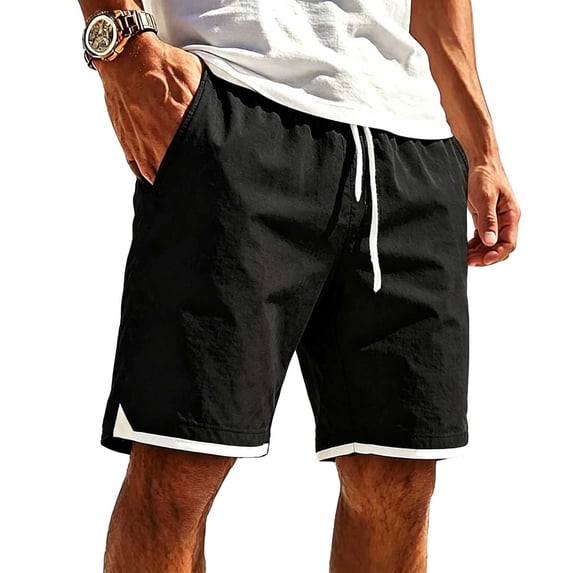 Big & Tall Men's Athletic Shorts 8" Inseam Quick Dry Performance Short ...