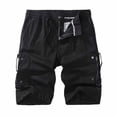 Big & Tall Men's Cargo Shorts Rugged Cotton Twill 10" Inseam Summer ...