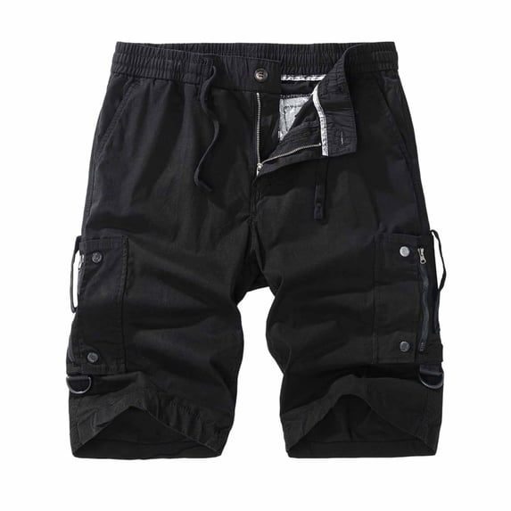 Big & Tall Men's Cargo Shorts Rugged Cotton Twill 10" Inseam Summer ...