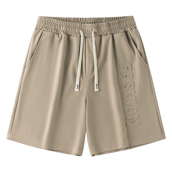 Big & Tall Men's Casual Graphic Shorts 9" Inseam Summer Elastic Waist ...