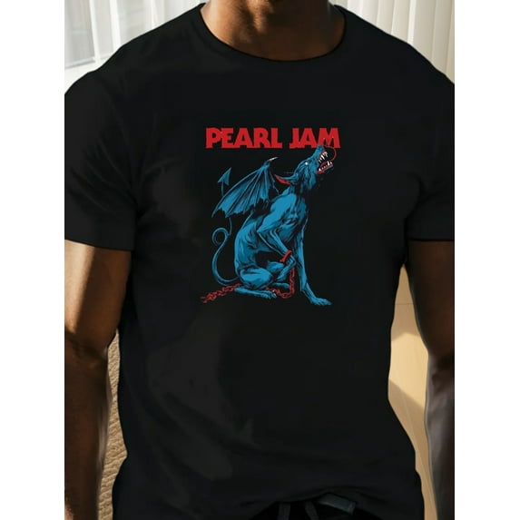 Big & Tall Men's Dragon Graphic Tee - Vintage Punk Rock Style, Short ...