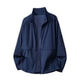 Big & Tall Men's Lightweight Windbreaker Jacket Sun Protection Stand ...