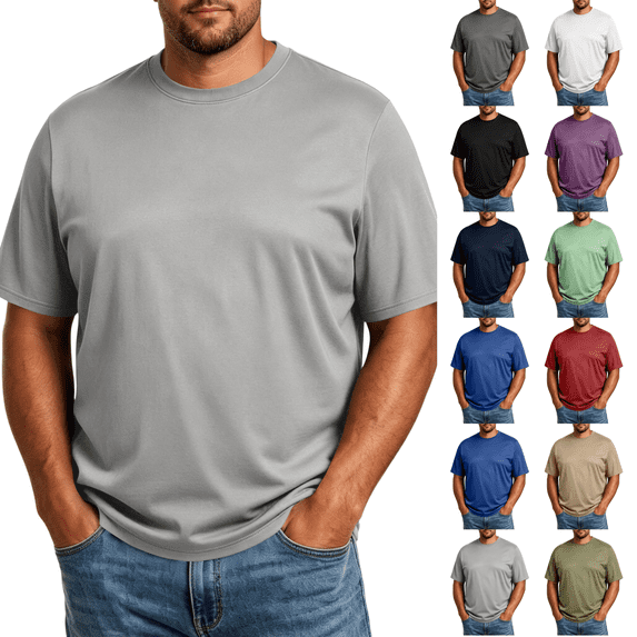 Big & Tall Men's Polo Shirts Quick Dry Performance Short Sleeve ...