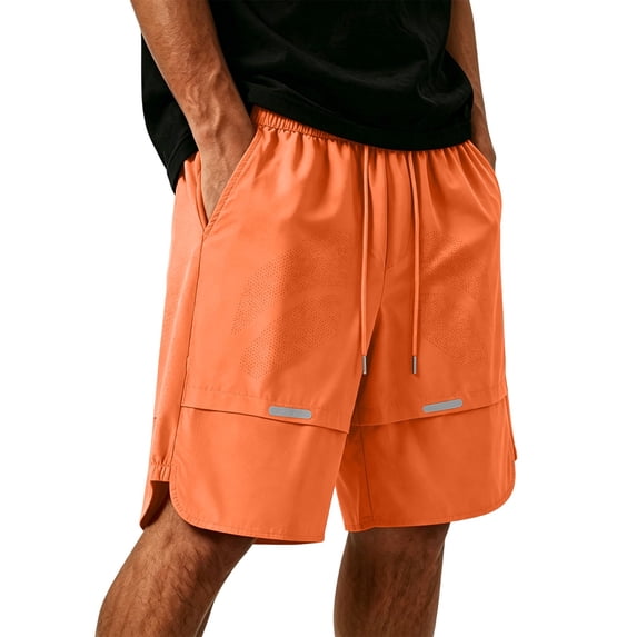 Big & Tall Men's Running Shorts 8" Inseam Quick Dry Lightweight Active ...