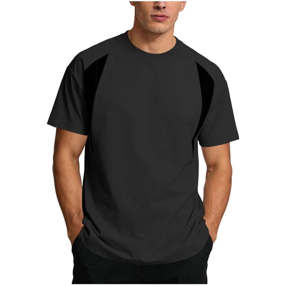 Big & Tall Men's Short Sleeve Athletic T-Shirts Moisture Wicking ...