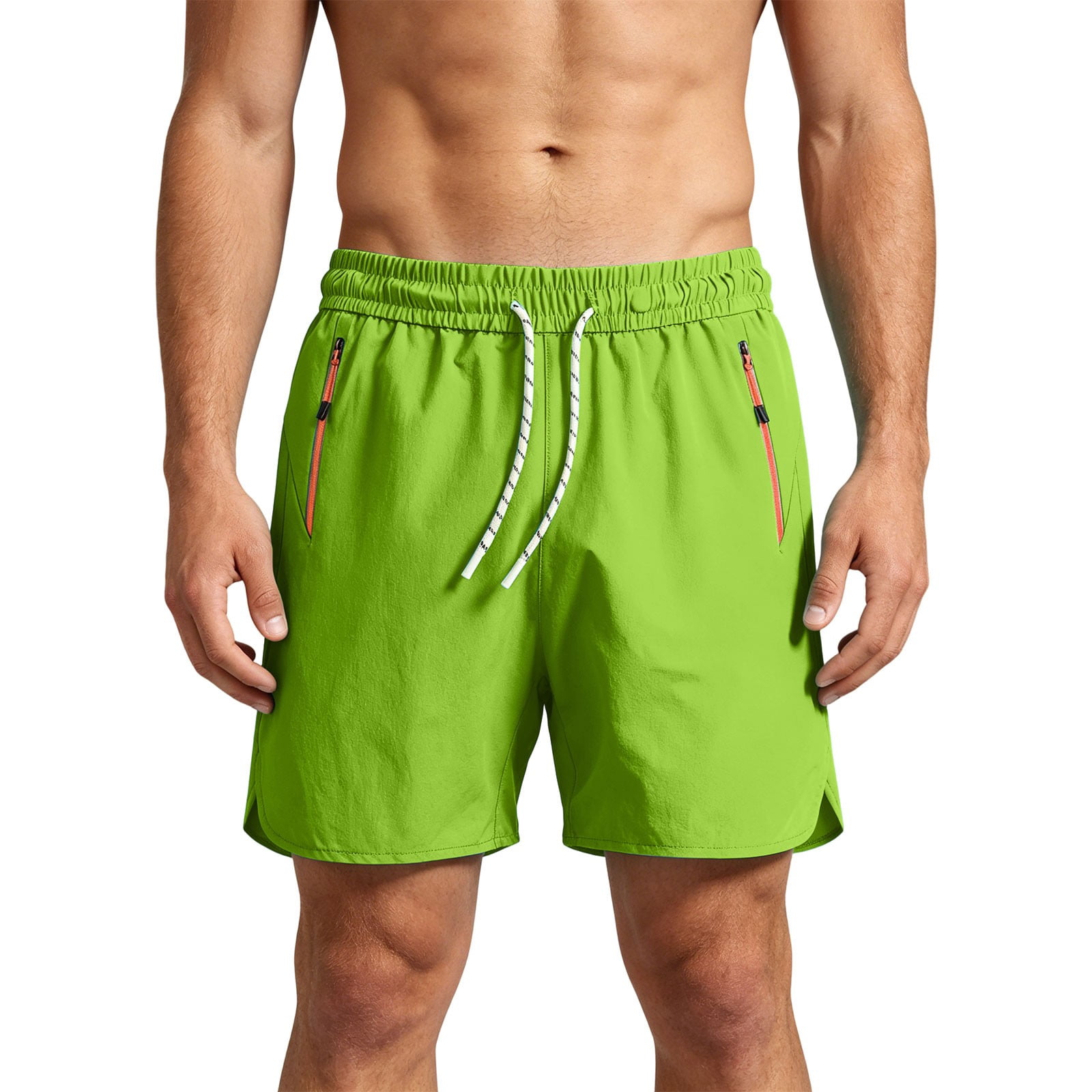 Big & Tall Mens 5" Running Shorts Quick Dry Elastic Waist Moisture ...