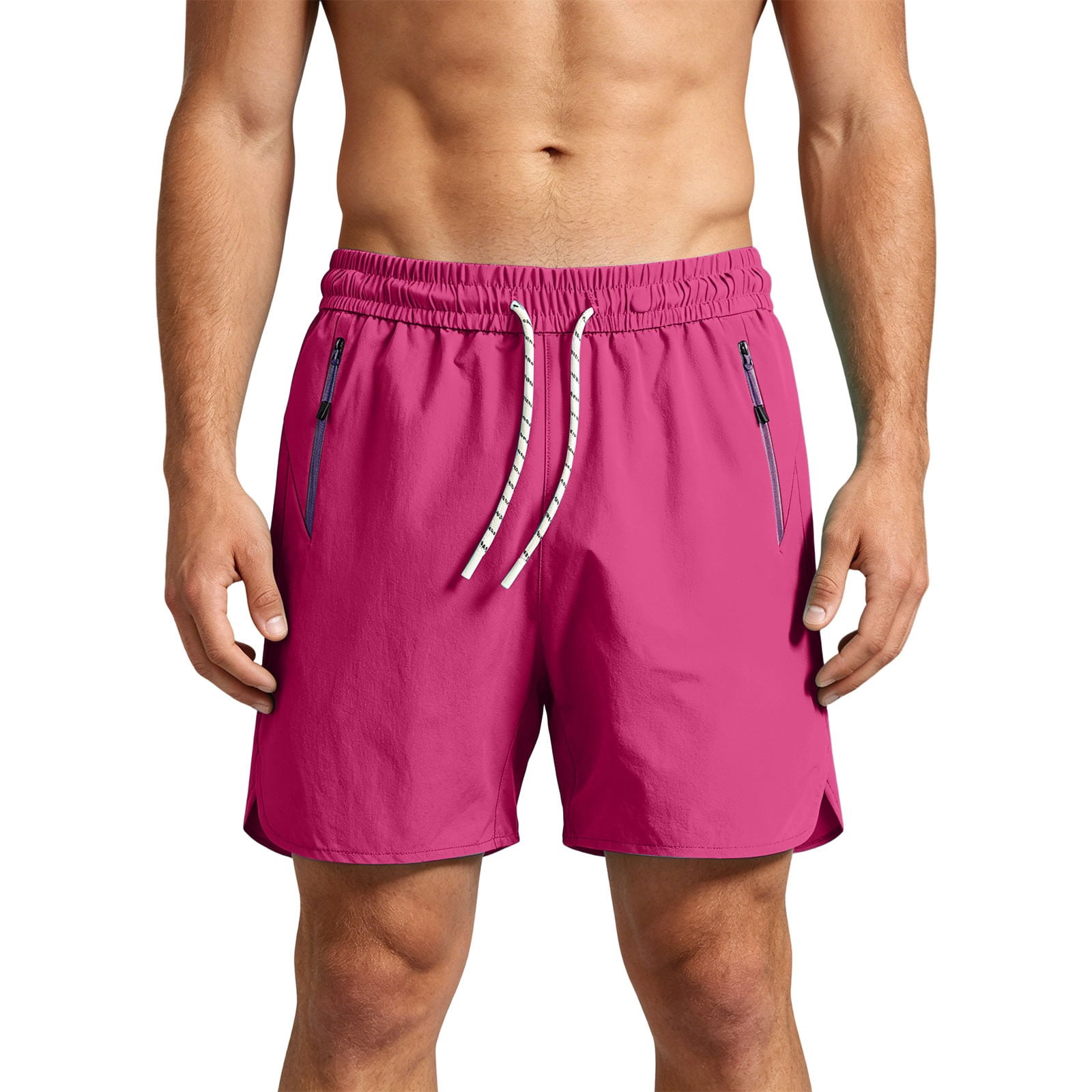Big & Tall Mens 5" Running Shorts Quick Dry Elastic Waist Moisture ...