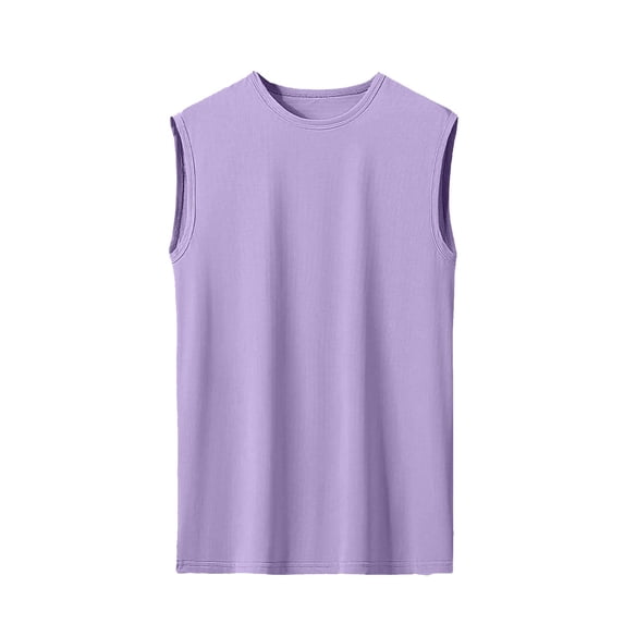 Big & Tall Mens Sleeveless Tank Tops Moisture-Wicking Quick Dry Crew ...