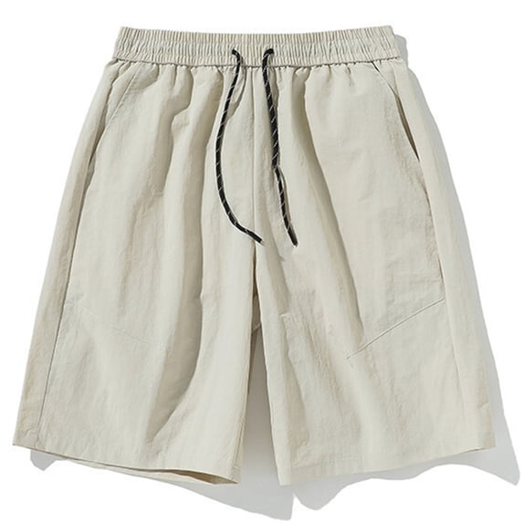Big & Tall Mens Summer Short Elastic Waist Drawstring Lightweight ...