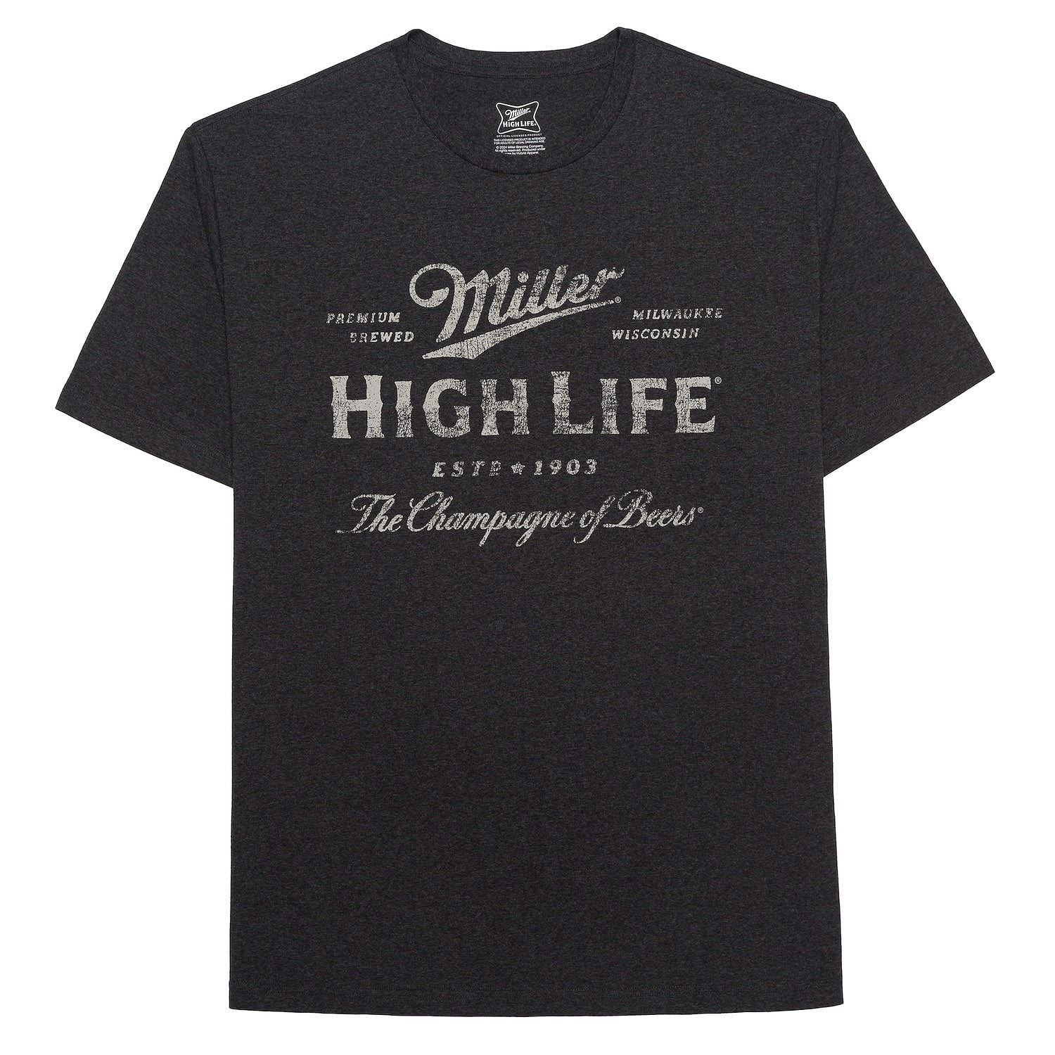 Big & Tall Miller High Life Label Graphic Tee - Walmart.com