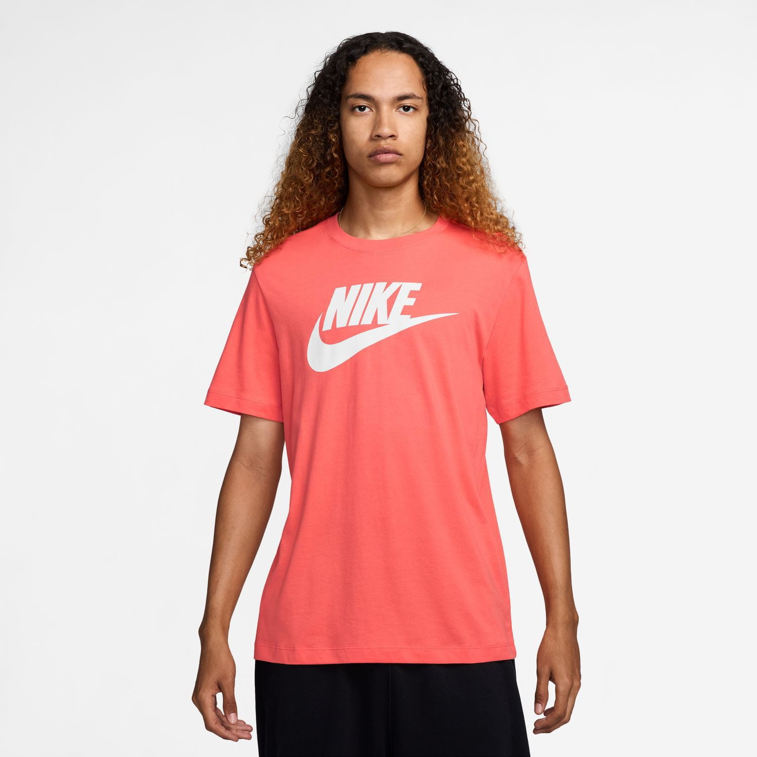 Big & Tall Nike Icon Futura Tee Color: Magic Ember Size: XL TALL - Walmart.com