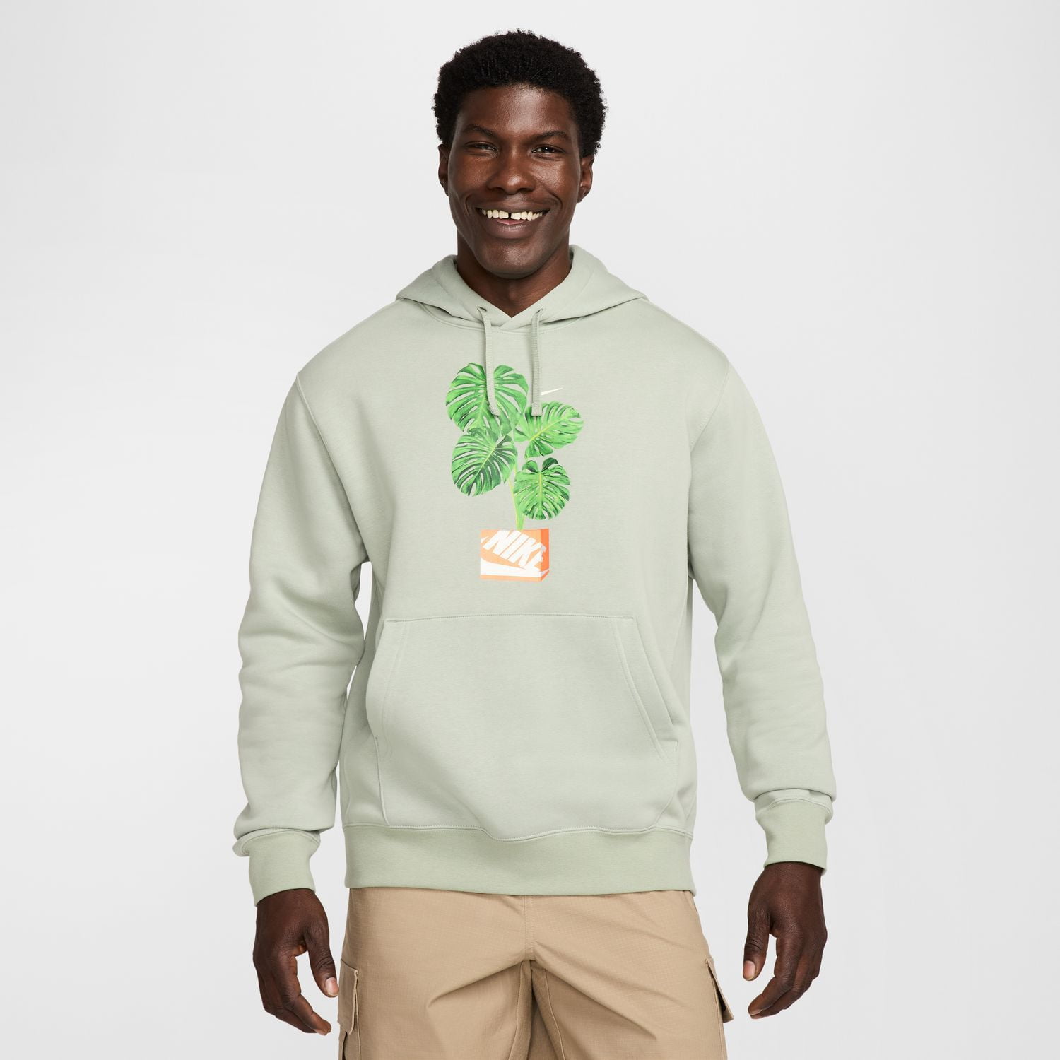 Big & Tall Nike Sportswear Club Modern Pullover Hoodie Color: Jade ...