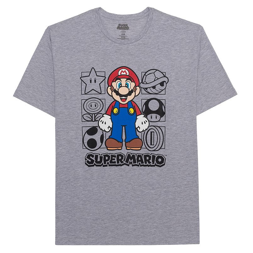 Big & Tall Nintendo Super Mario Graphic Tee - Walmart.com