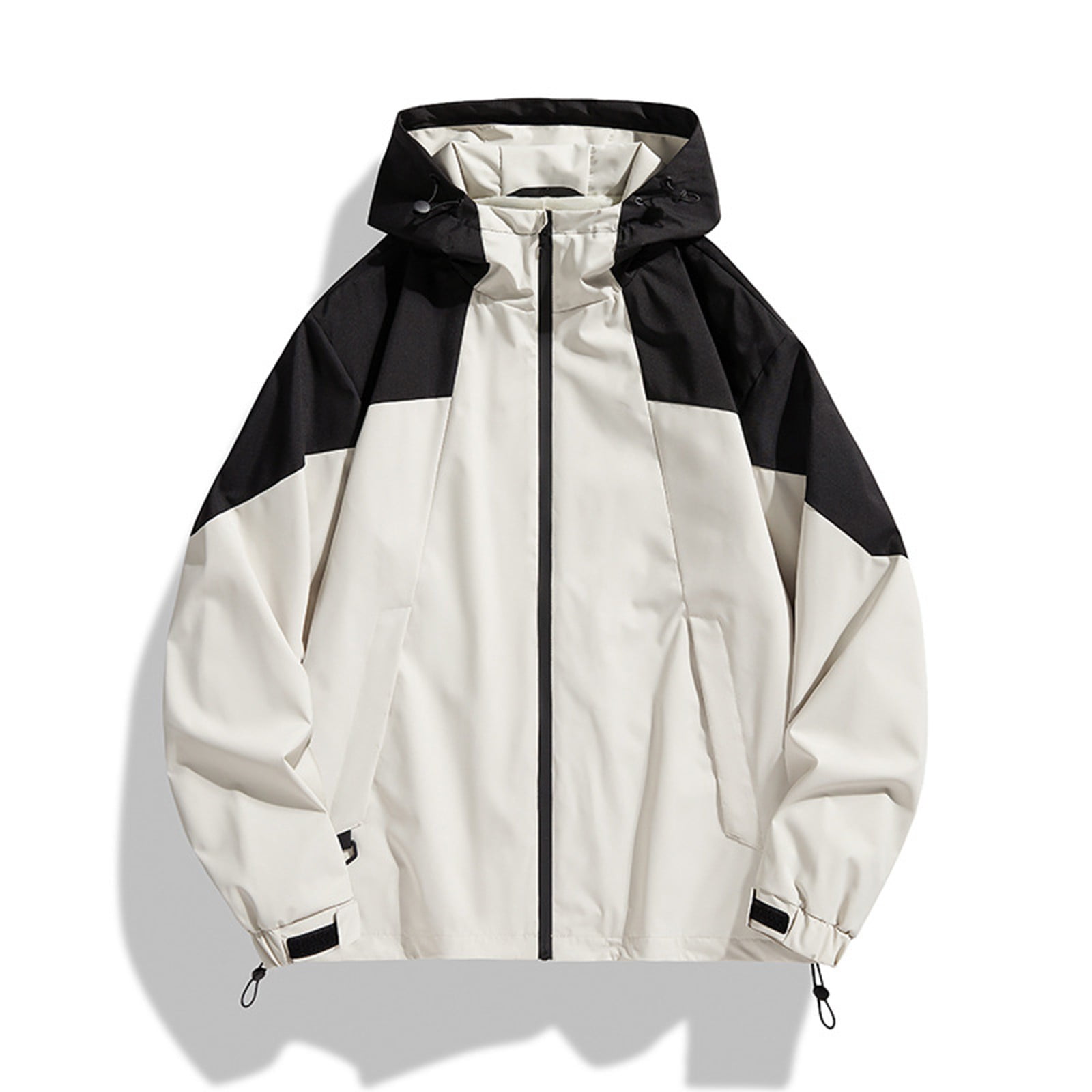 Big & Tall Rain Coats for Men with Hoodies and Pockets M-5XL Plus Size ...