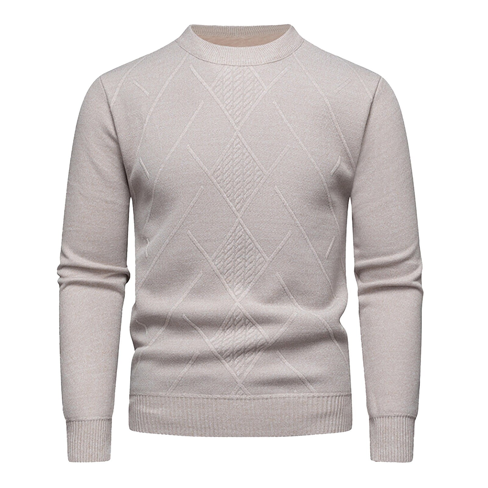 Big and Tall Shirts for Men Autumn And Winter Lozenge Long Sleeved ...