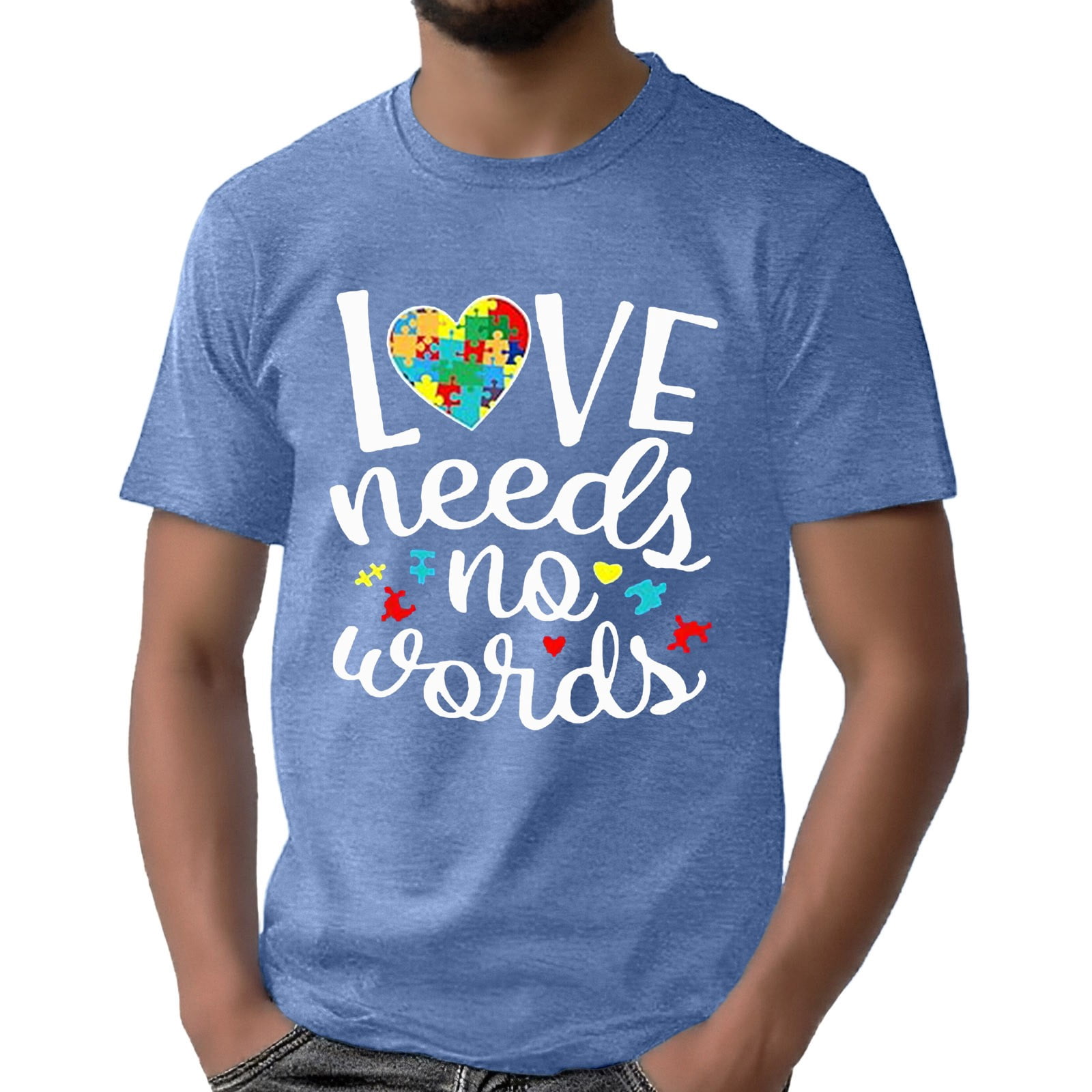 Big and Tall Shirts for Men European And Awareness Encouragement Kind ...