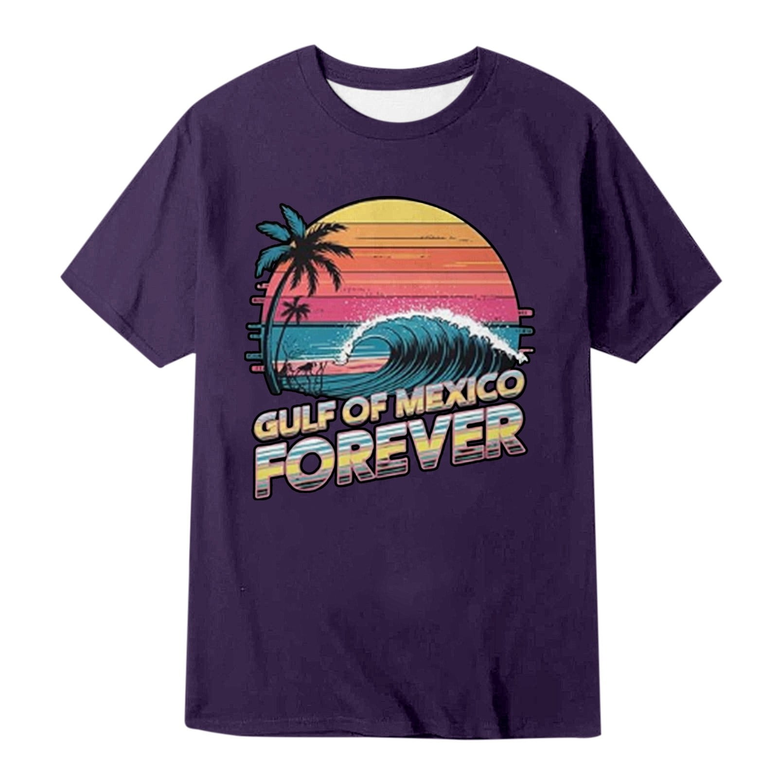Big and Tall Shirts for Men Gu Lf Of Mexico Forever Men T Shirts Concert T for Shirt Pack Extra ...