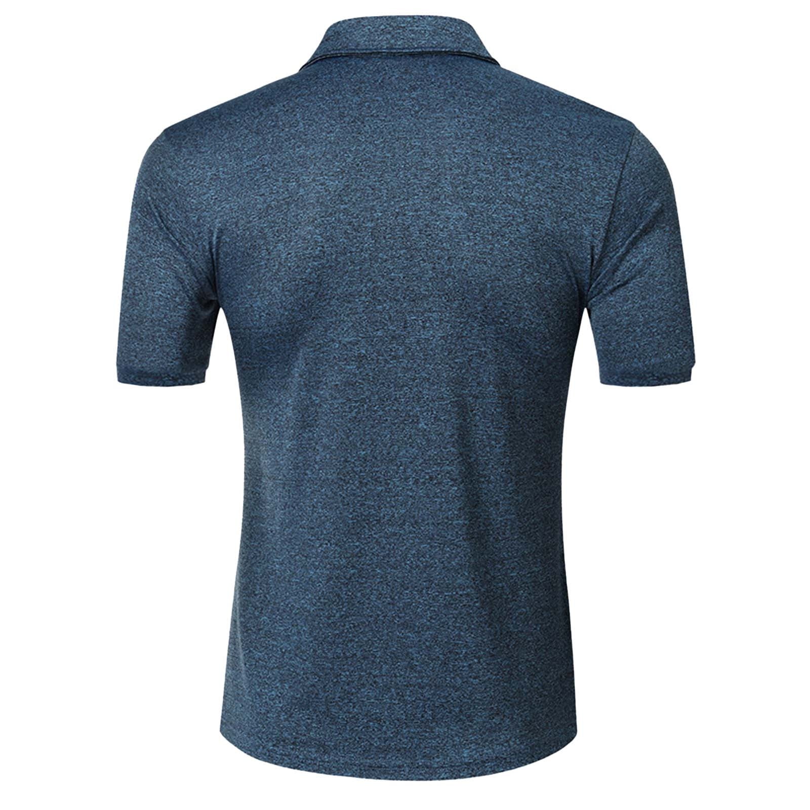 Big and Tall Shirts for Men Lapel Solid Color Casual Business Loose ...