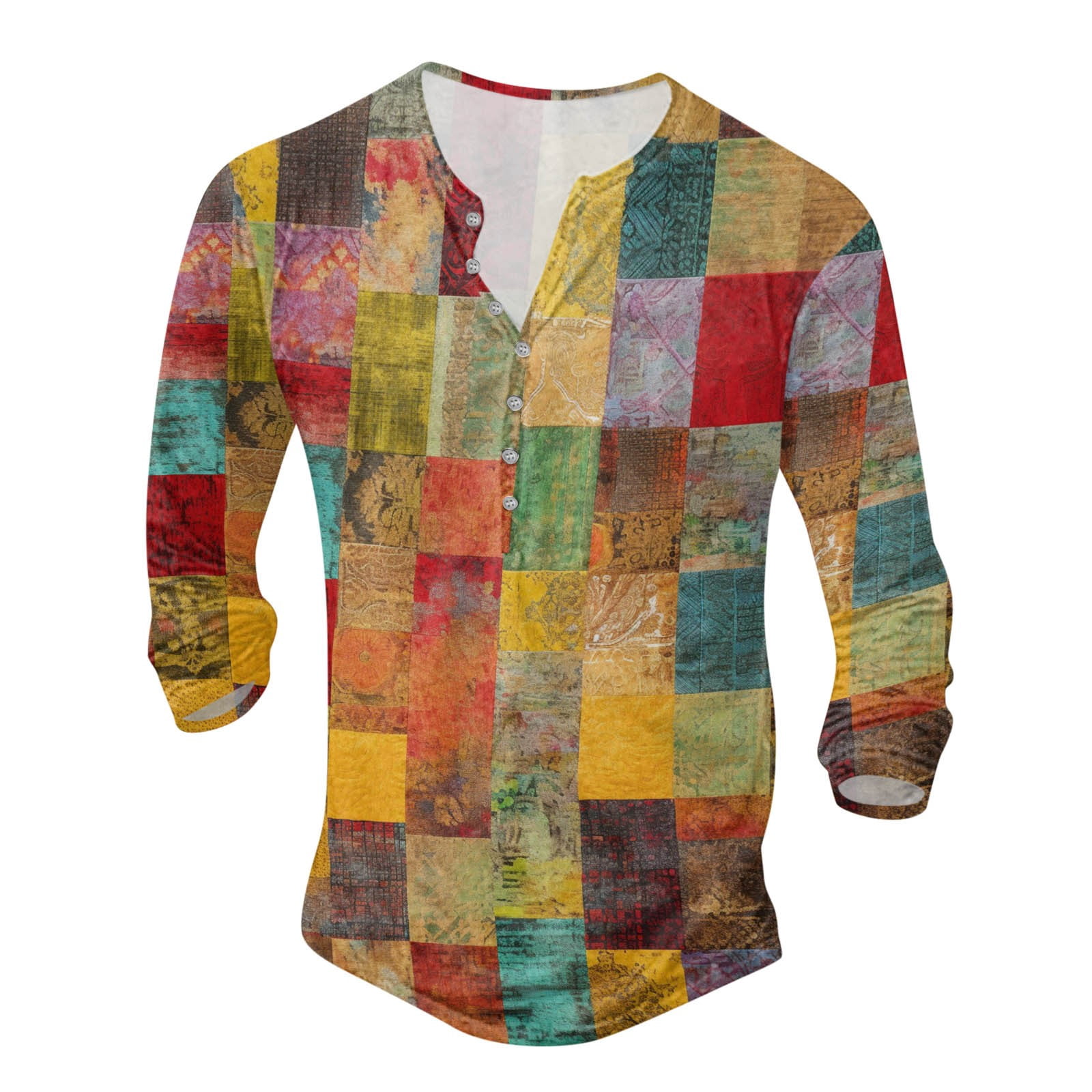 Big and Tall Shirts for Men Male Spring And Fall Fashion Casual Fasten ...