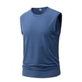 Big & Tall Sleeveless Men Tank Tops Quick Dry Moisture-Wicking Crew ...