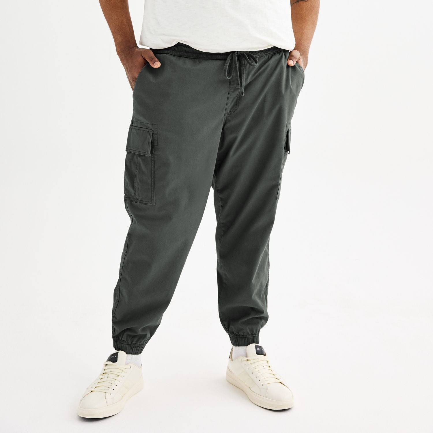 Big & Tall Sonoma Goods For Life® Pull-On Cargo Jogger Pants Color ...