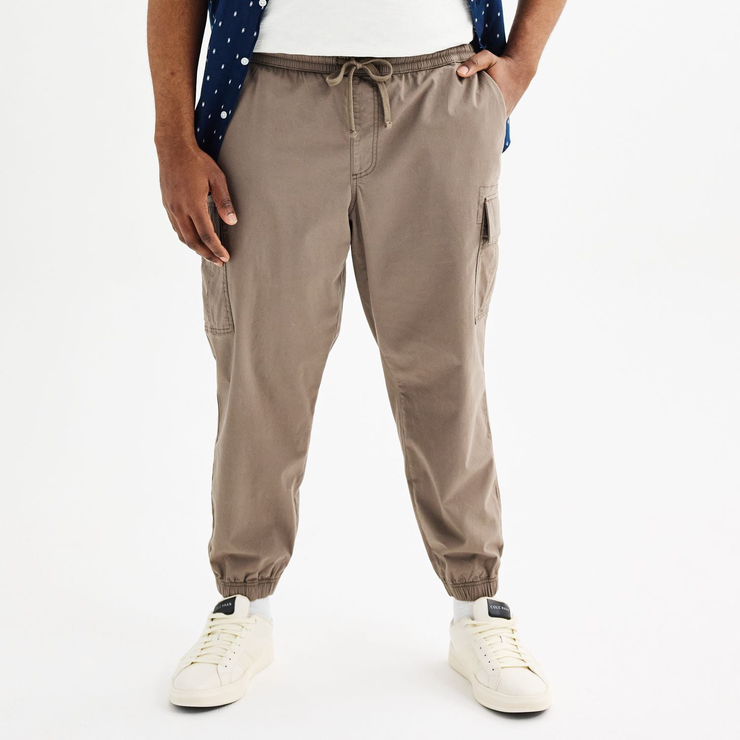 Big & Tall Sonoma Goods For Life® Pull-On Cargo Jogger Pants Color ...
