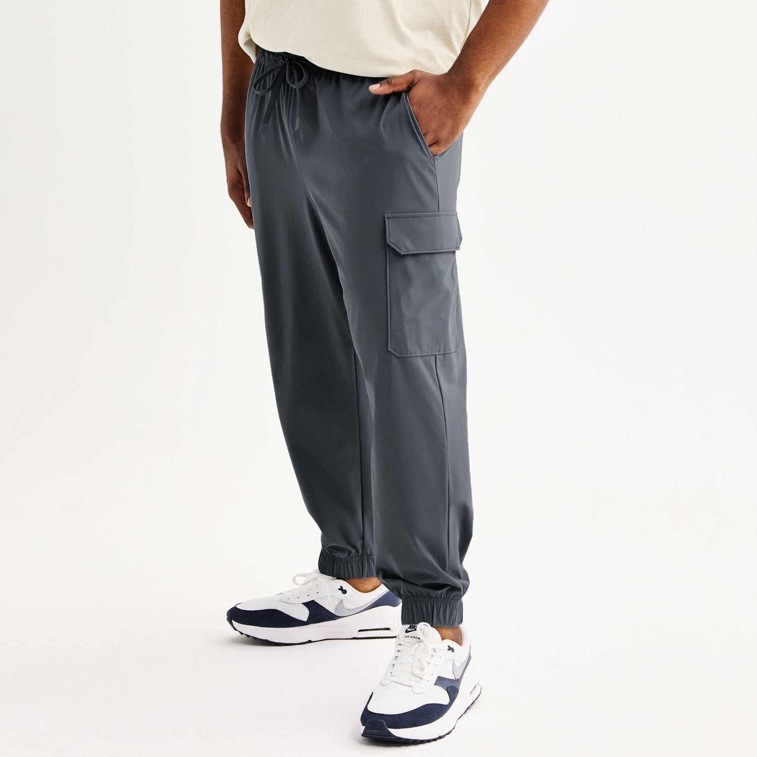 Big & Tall Tek Gear® Performance Cargo Pants Color: Hawk Gray Size: 3XL ...