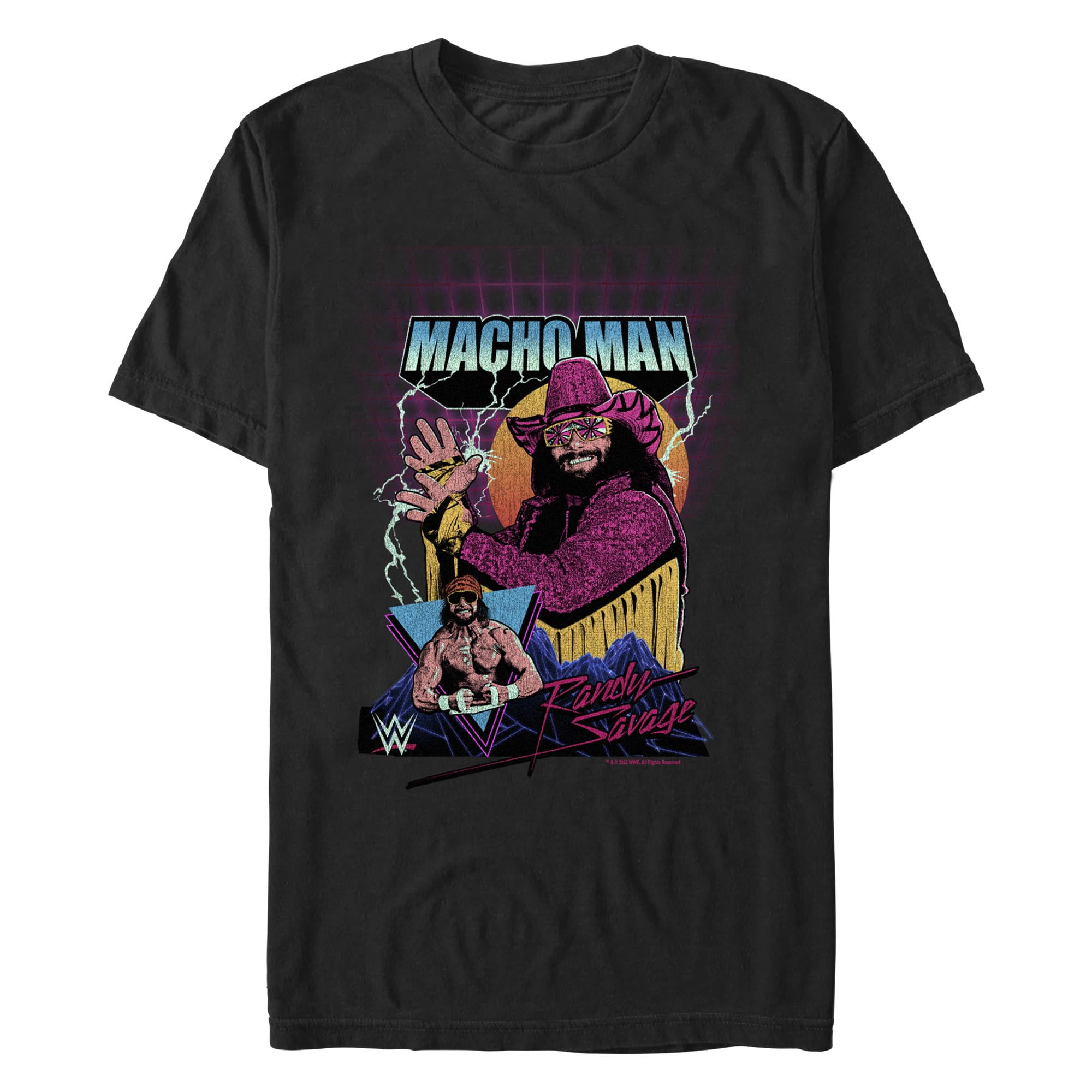 Men's WWE Macho Man Randy Savage Retro Graphic T-Shirt - Walmart.com