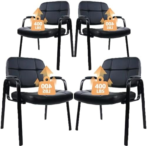 Big & Tall Waiting Room Guest Chair Comfortable Reception Chairs with ...