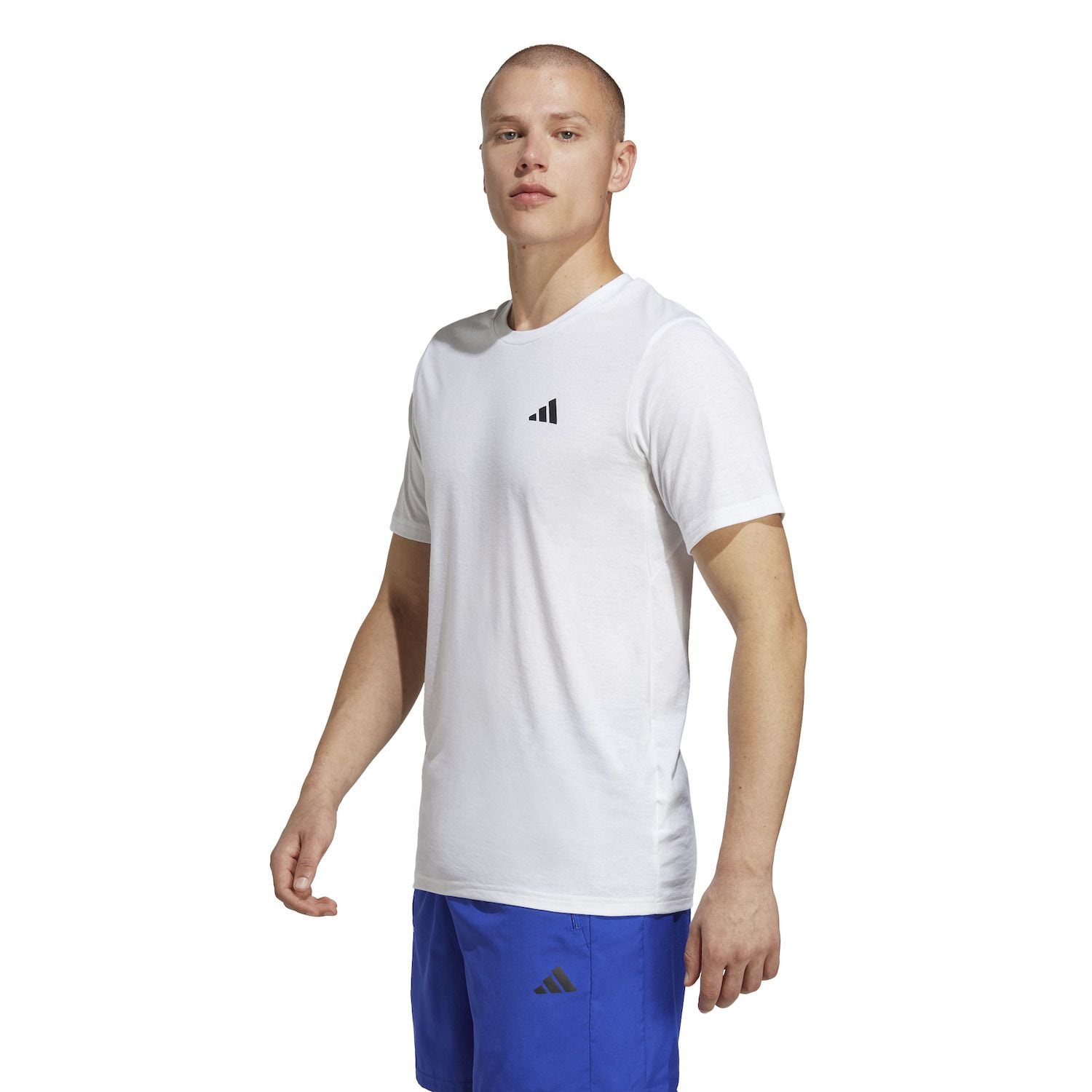 Big & Tall adidas Train Essentials Feelready Training Tee Color: White ...
