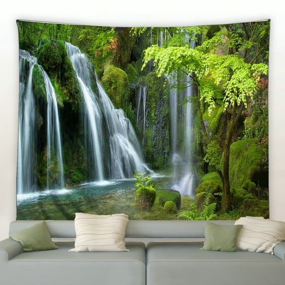 Big Tapestry Beautiful Natural Forest Large Tapestry Wall Hanging ...